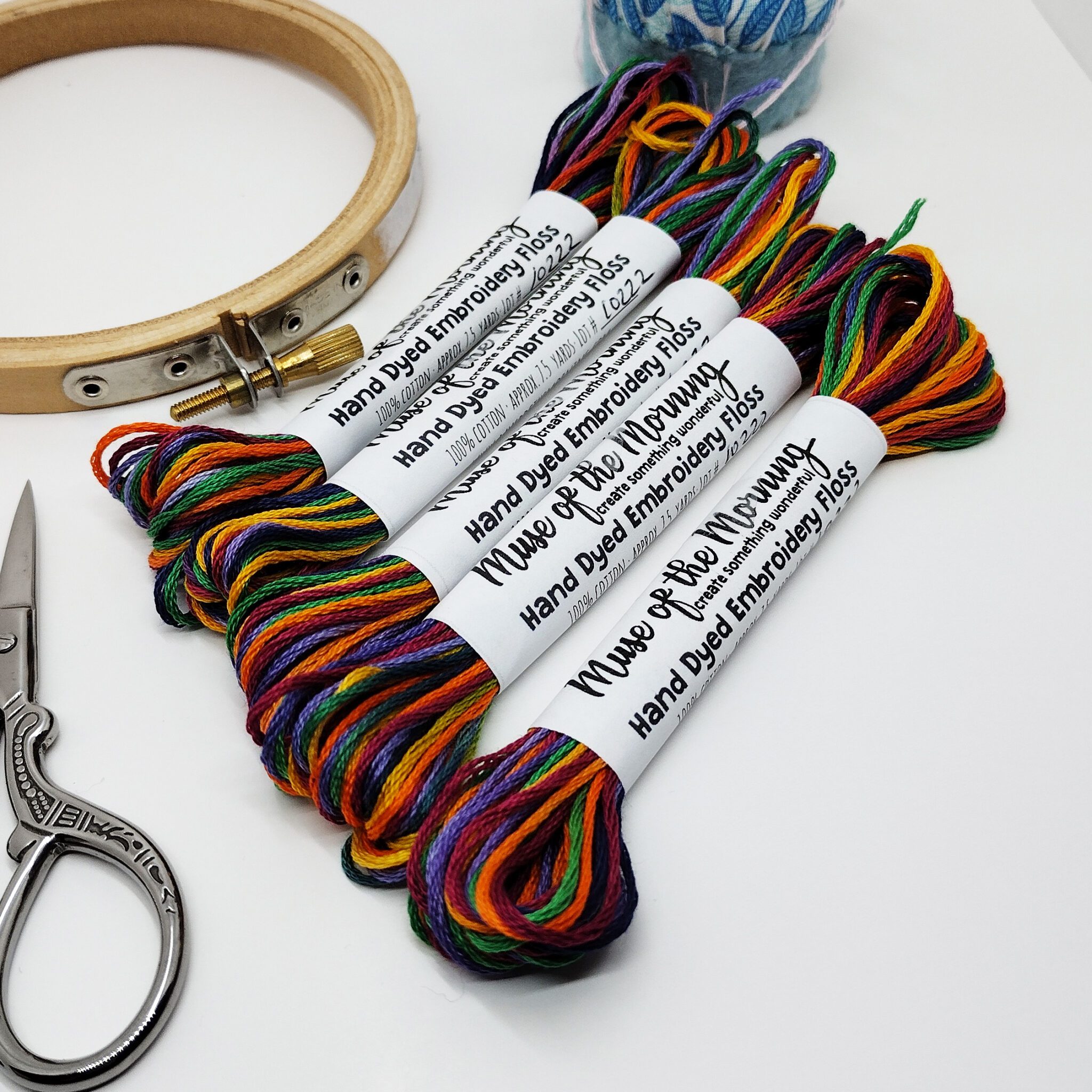 Hand Dyed Embroidery Floss – Muse of the Morning – PDF Sewing ...