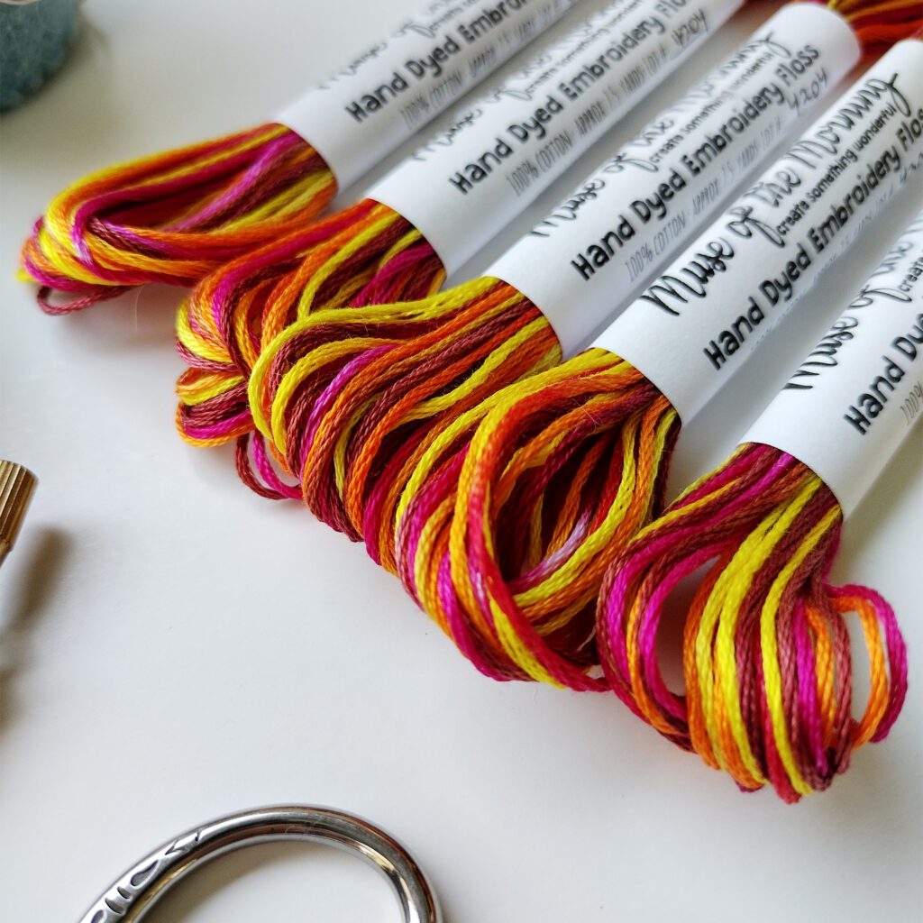 Hand Dyed Embroidery Floss – Muse of the Morning – PDF Sewing ...
