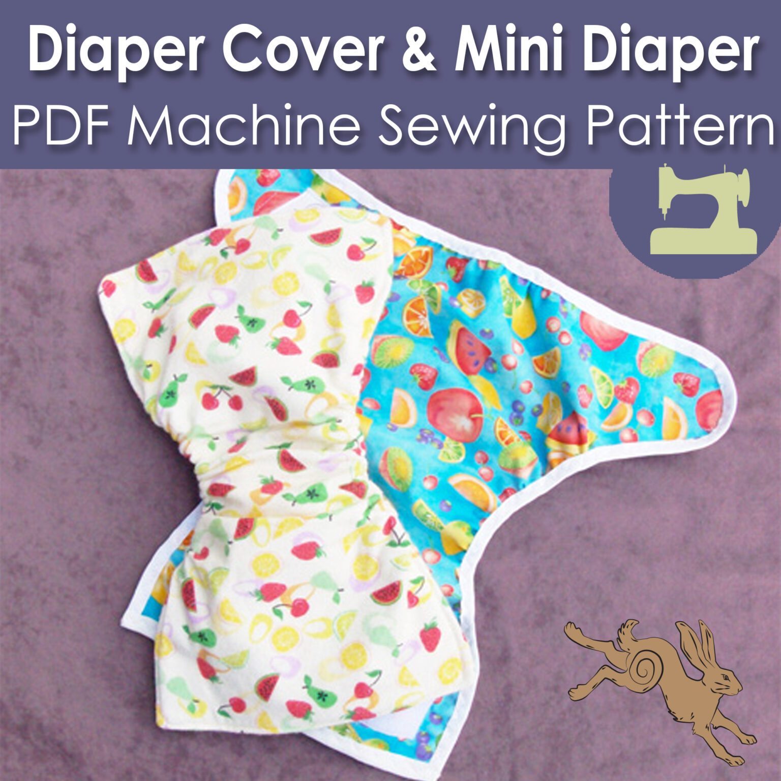Diaper Cover and Mini Diaper Sewing Pattern – Muse of the Morning – PDF ...